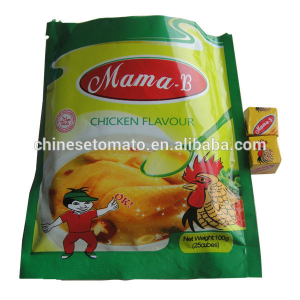 China Halal Chicken Seasoning Cube, Chicken Bouillon Cubes with Low ...